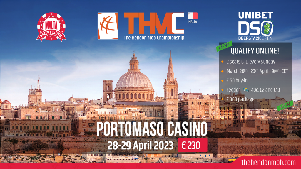 THMC Malta Satellites Start Sunday on Unibet