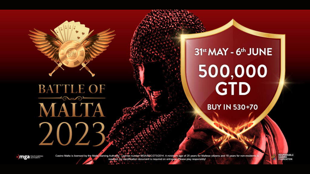 Battle of Malta Spring Edition Returns in 2023 - The Hendon Mob